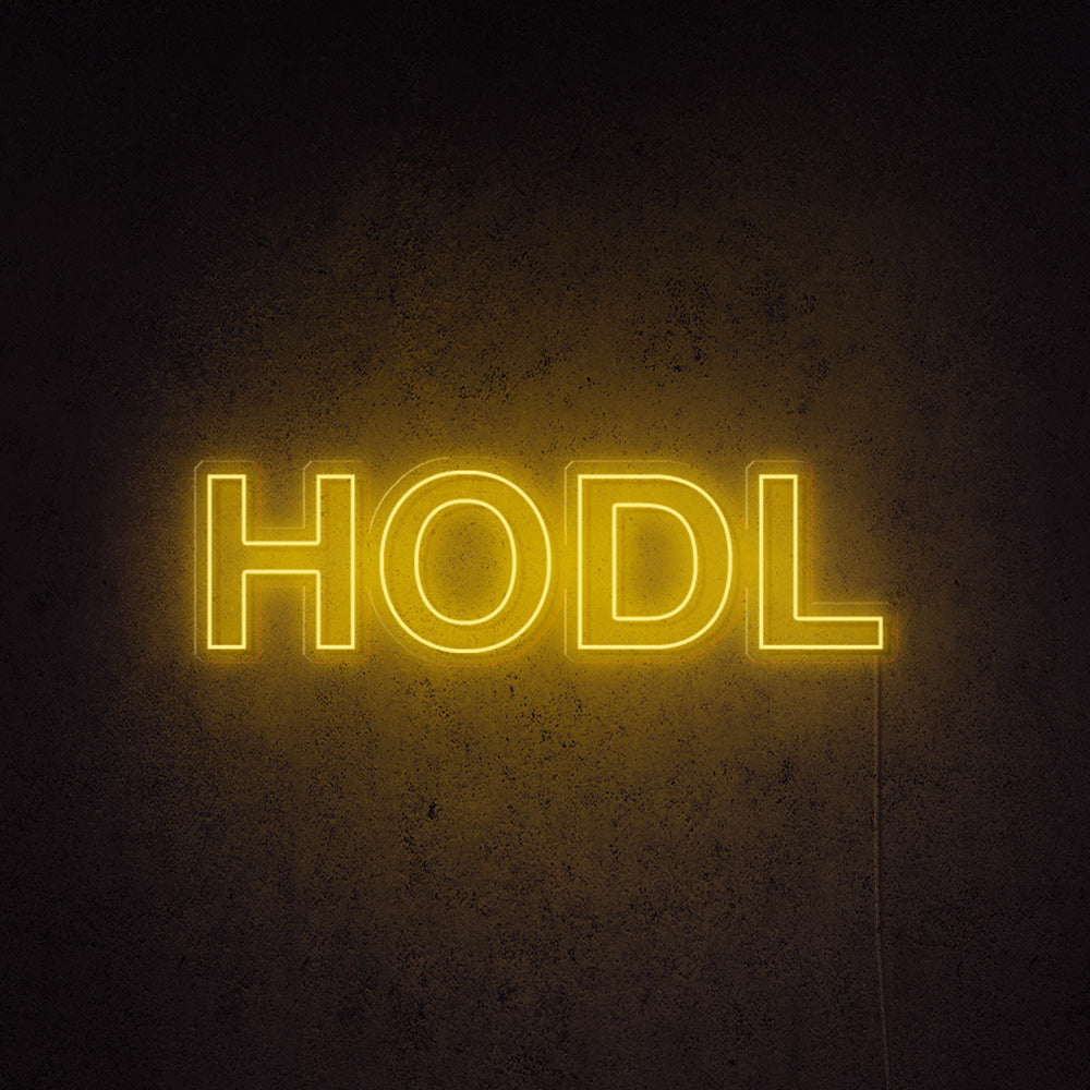 HODL Neon LED Sign – My Custom LED